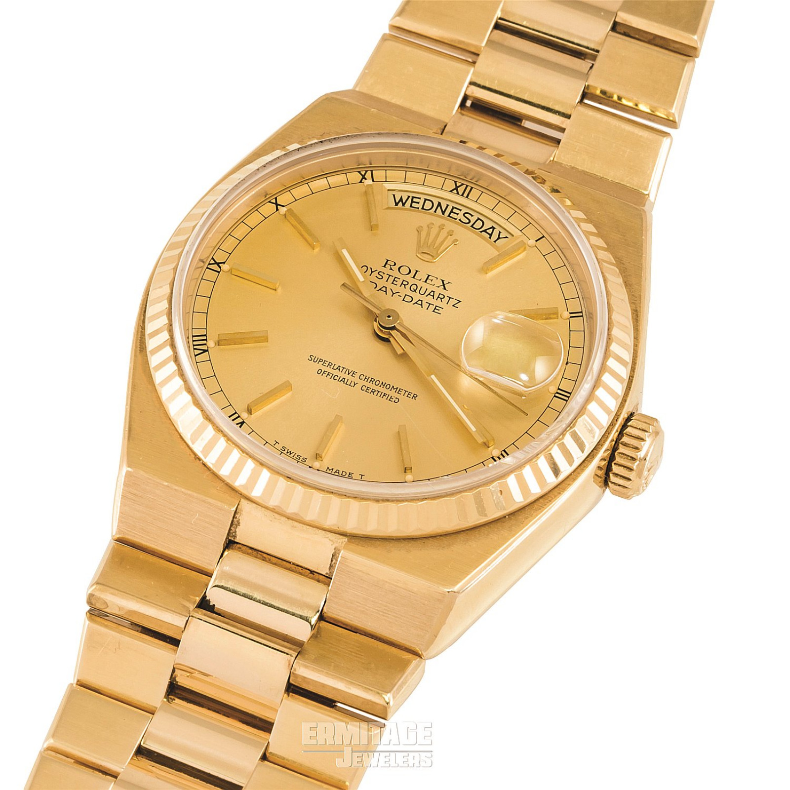 Buy, Trade & Sell Pre-Owned Rolex Day-Date Oysterquartz 19018 18kt ...