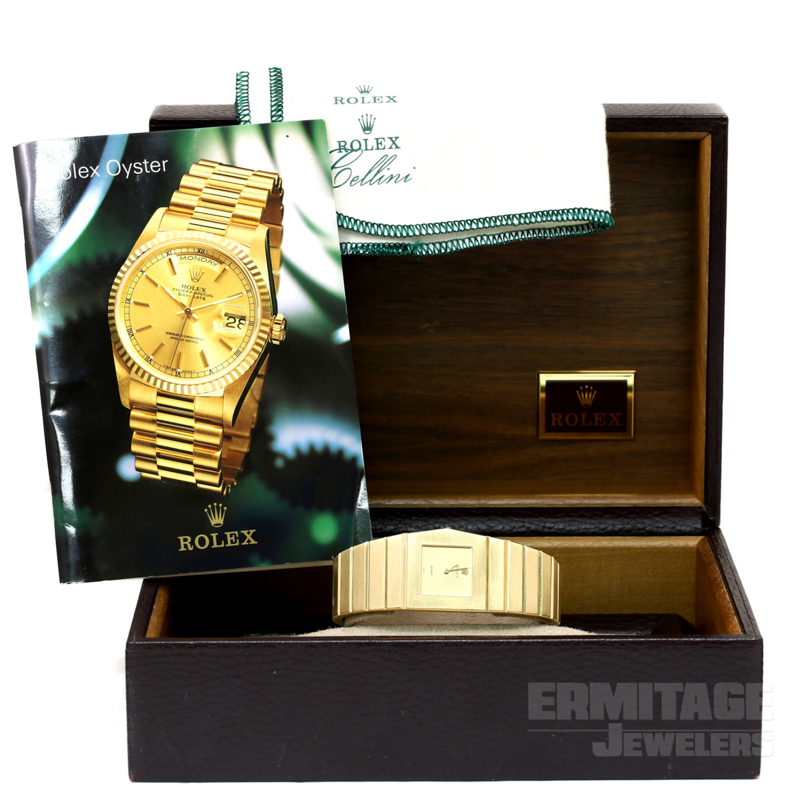 White Gold & Steel on Midas Rolex King Midas 9630 27 x 27 mm | Ermitage ...