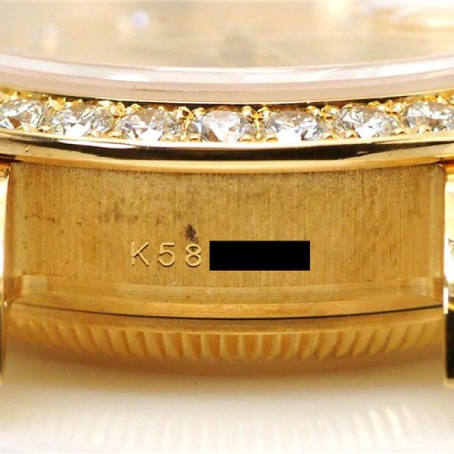 Rolex 80298 Yellow Gold on Pearlmaster, Diamond Bezel Champagne Diamond ...