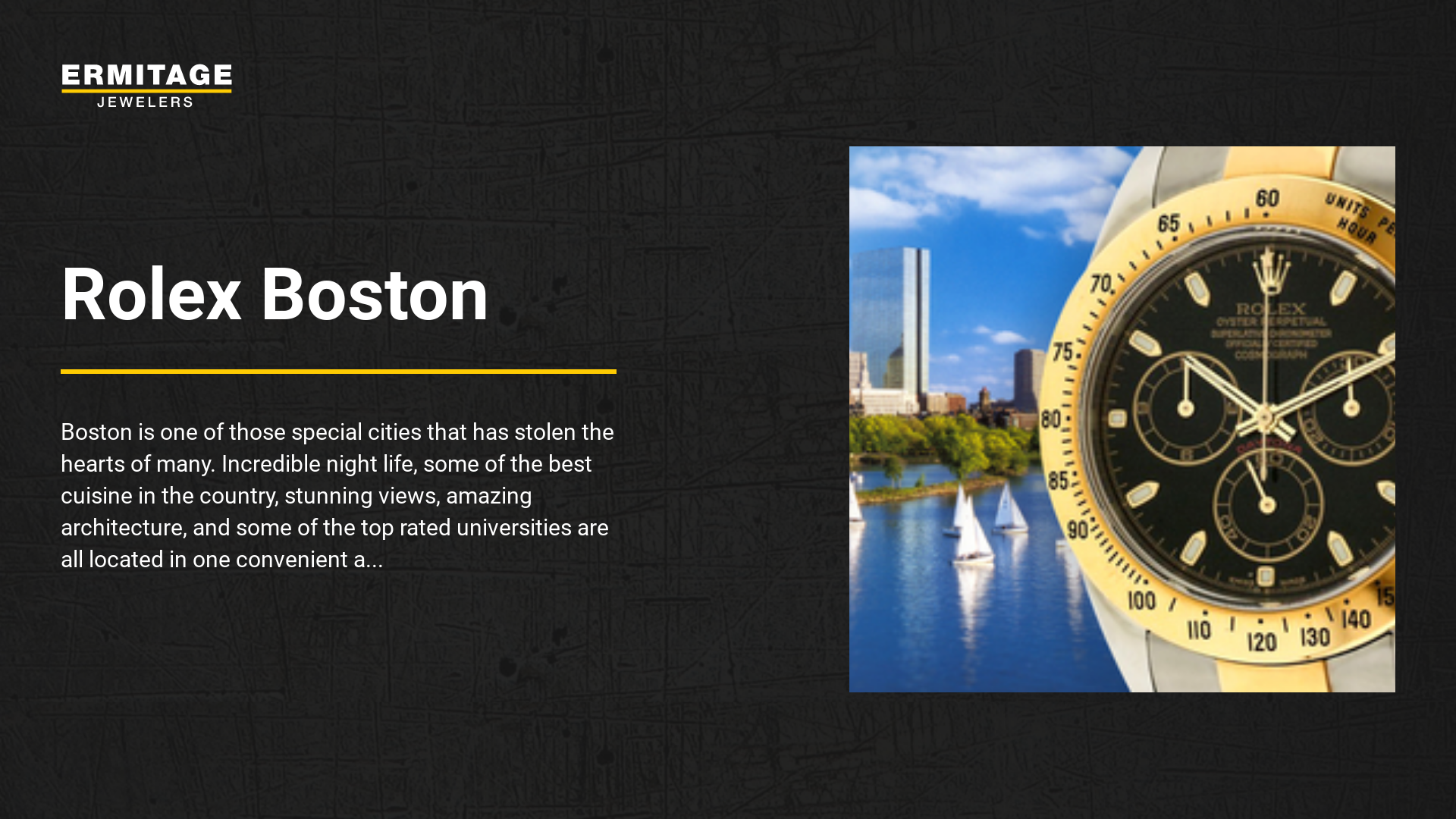 Rolex Boston - Chronicles | Ermitage Jewelers